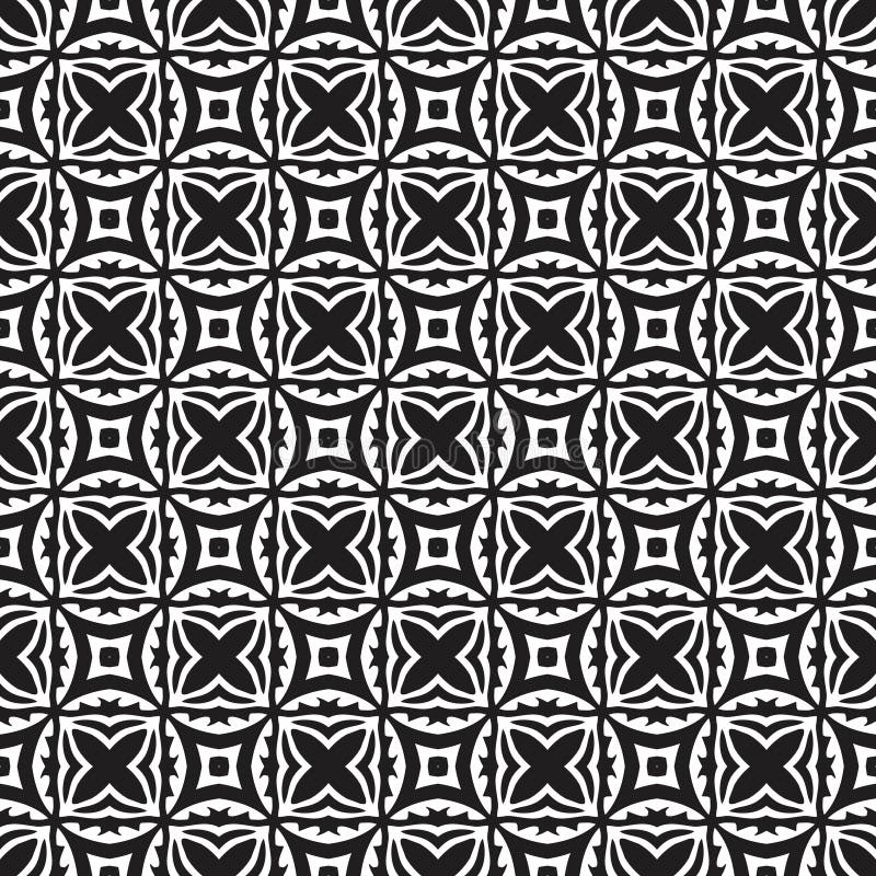 Traditional Islamic Wall Texture Pattern Background in Black and White ...