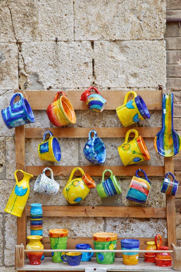 Traditional Italian Ceramics Stock Photo - Image of classical ...