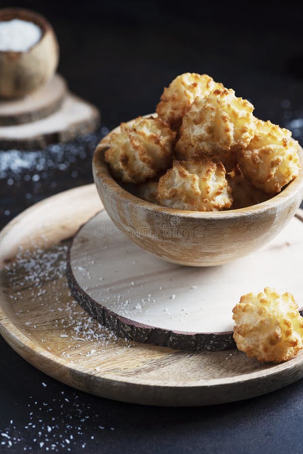 Traditional Italian Cookies with Coconut Stock Image - Image of italy ...