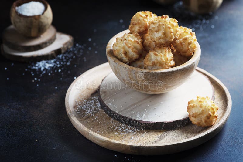 Traditional Italian Cookies with Coconut Stock Photo - Image of coconut ...