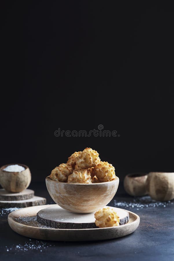 Traditional Italian Cookies with Coconut Stock Image - Image of cocco ...