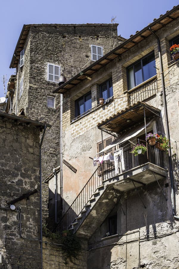 Traditional Italian homes stock image. Image of home - 42391433