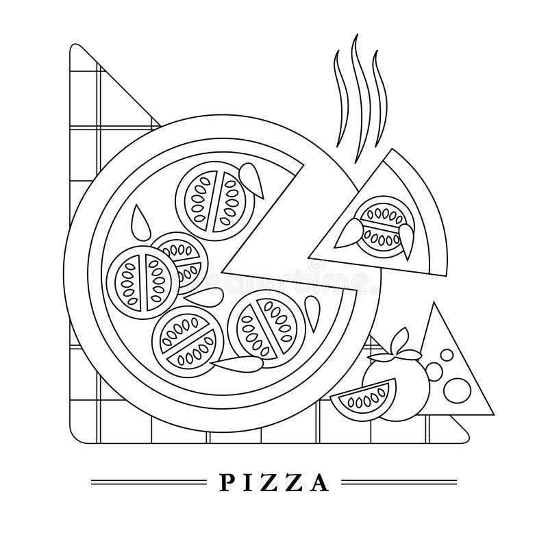 Italian kitchen set stock vector. Illustration of market - 37968258