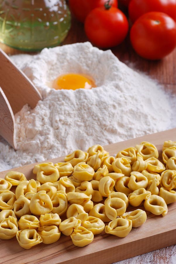 Traditional Italian pasta stock image. Image of prepared - 23504747