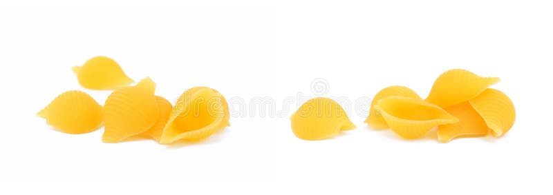 Traditional Italian Pasta Shells Stock Photo - Image of semolina ...