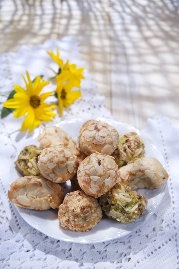 Traditional Italian Pastries Stock Image - Image of walnuts, sweet ...