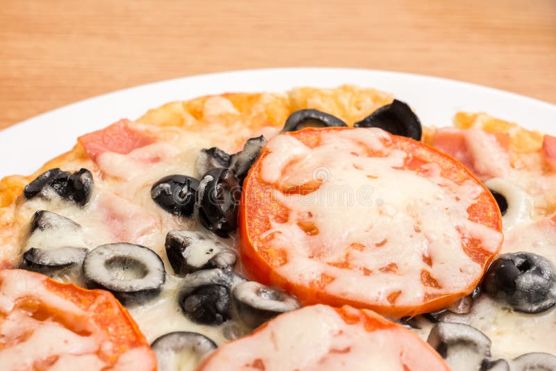 Traditional Italian Pizza stock photo. Image of dinner - 40606950