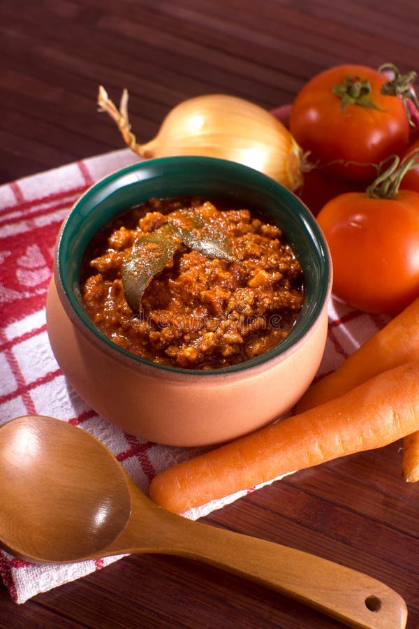 Traditional Italian Ragu stock image. Image of bolognaise - 29578329