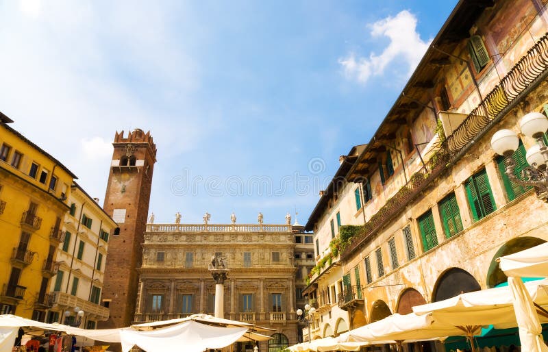 Old italian square stock photo. Image of europe, cityscape - 27420732