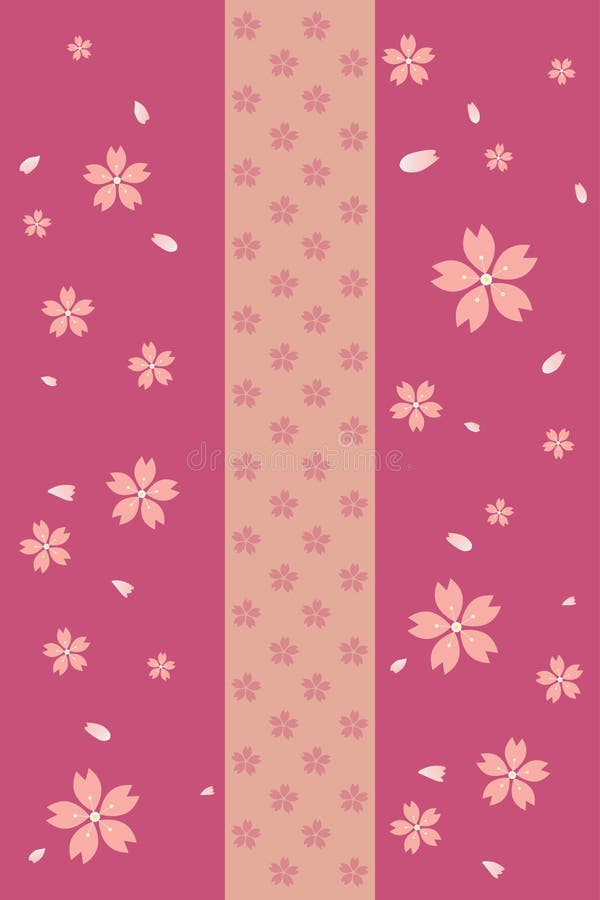 Traditional Japanese Background Template, the Sakura Texture Stock ...