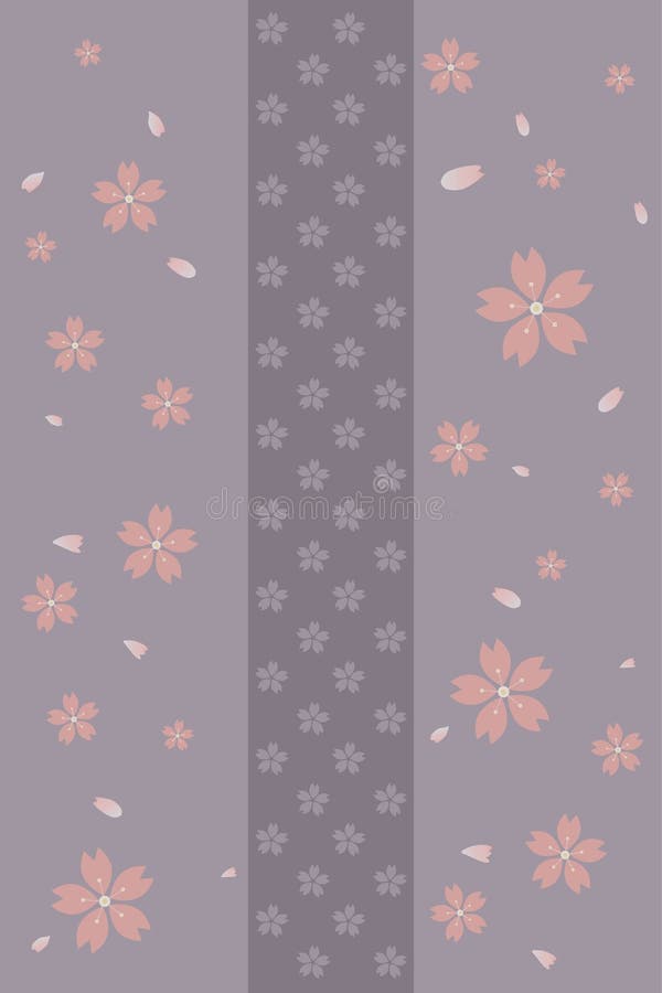 Traditional Japanese Background Template, the Sakura Texture Stock ...