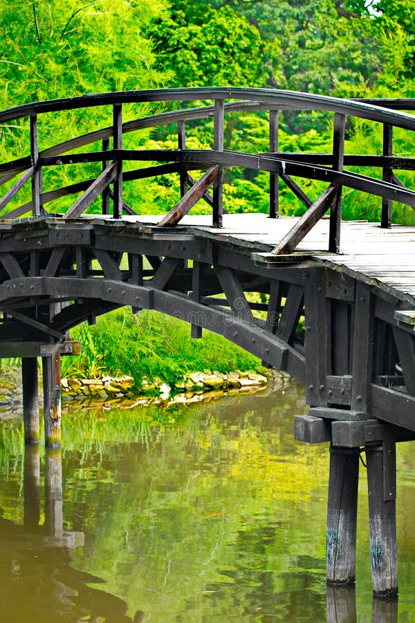 Traditional Japanese Bridge Stock Photo - Image of europe, bridge: 36011996