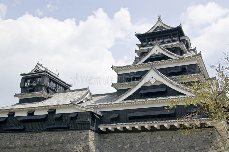 A Traditional Japanese Castle. Stock Photo - Image of architecture ...