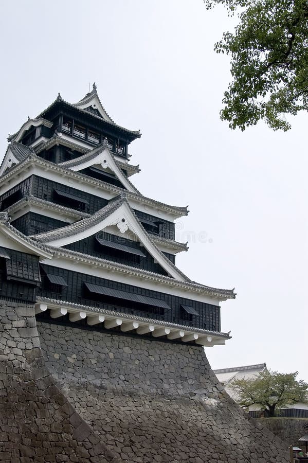 A Traditional Japanese Castle. Stock Image - Image of japan, heritage ...