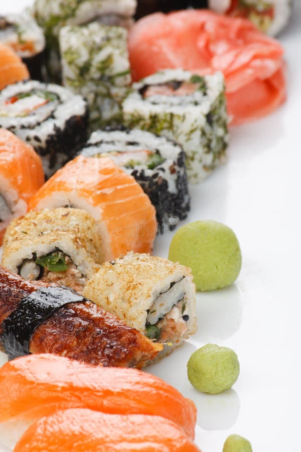 Traditional Japanese food stock image. Image of avocado - 12100923