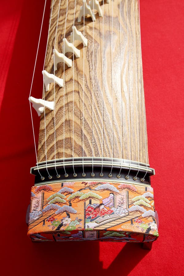 Traditional Japanese Instrument Stock Photo - Image of musical, harp ...