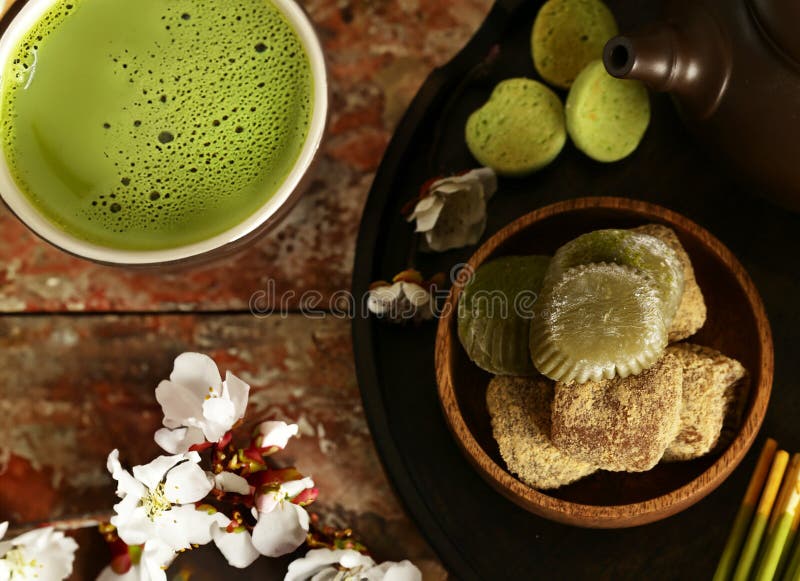 Traditional Japanese Matcha Tea Stock Photo - Image of asian, herb ...