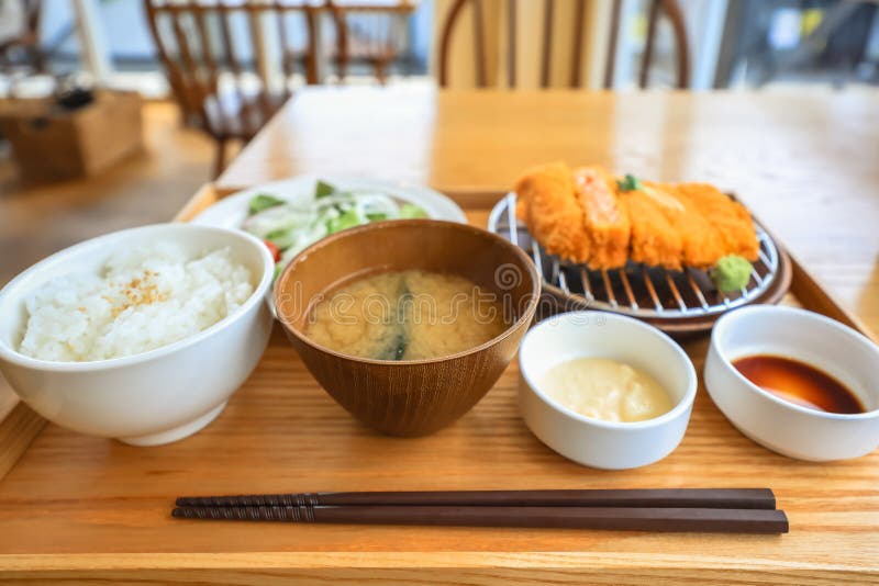 A Traditional Japanese Meal Consisting of Several Dishes Stock Image ...