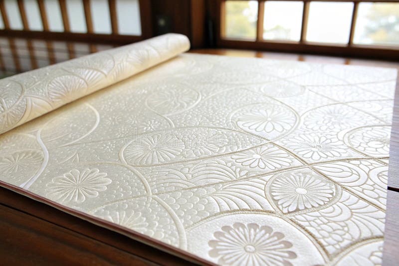 Traditional Japanese Paper Texture Stock Illustration - Illustration of ...