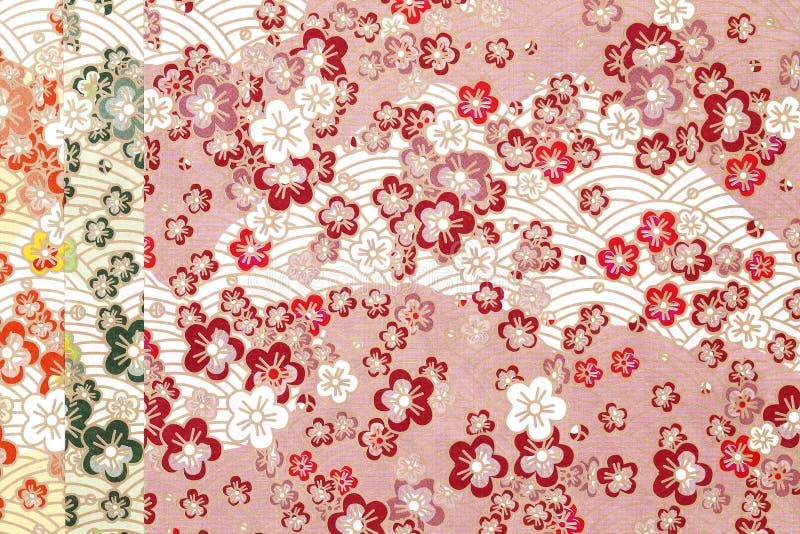 Traditional Japanese Pattern Origami Paper Stock Illustration ...
