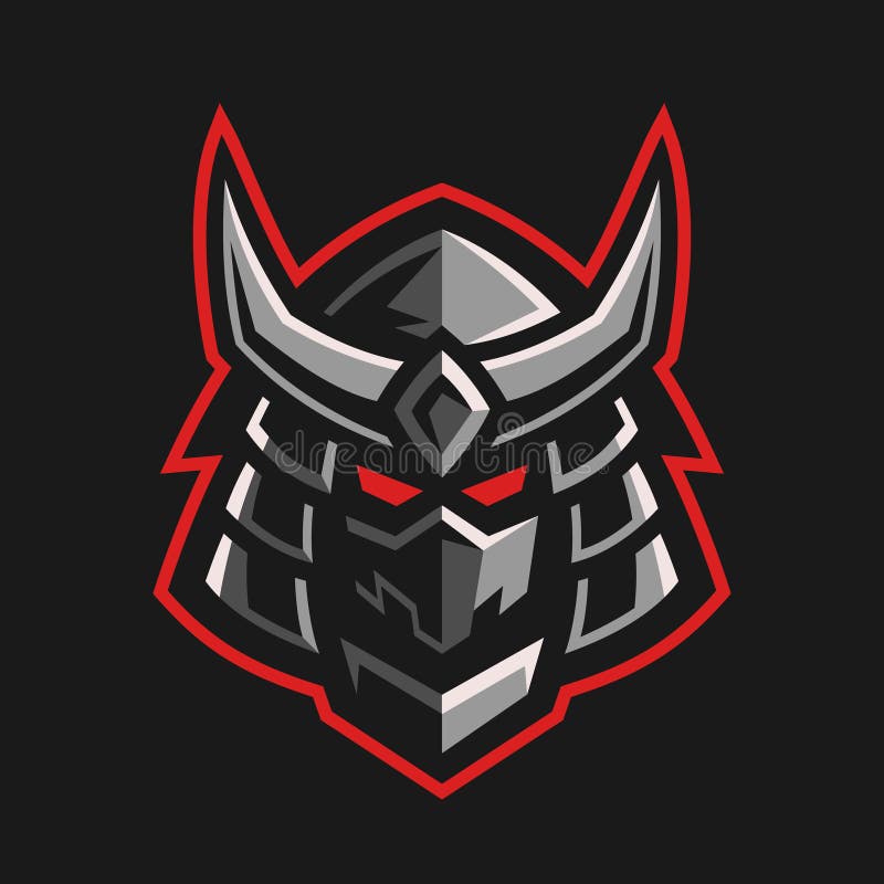 Samurai Head Design Vector Illustration Stock Vector - Illustration of ...