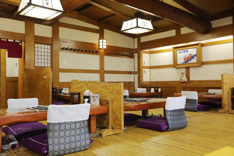 Traditional Japanese Style Interior Restaurant Image Editorial Stock ...