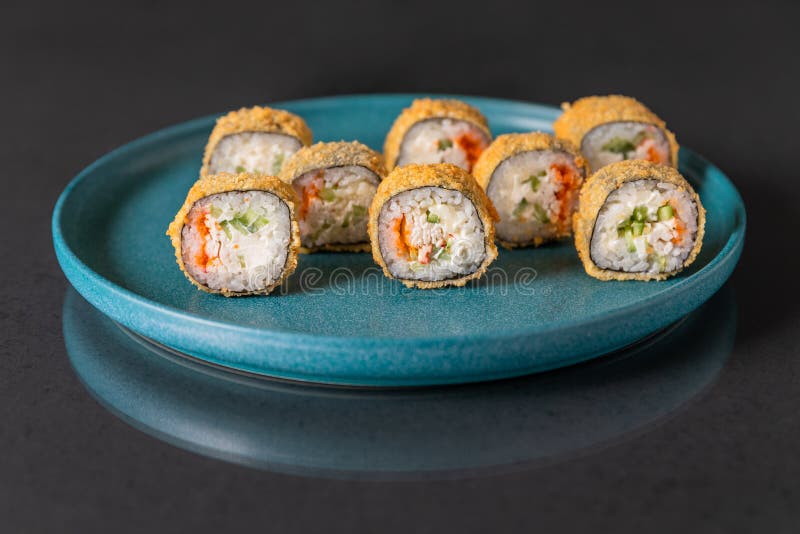 Traditional Japanese Sushi. Japanese Kitchen Stock Image - Image of ...