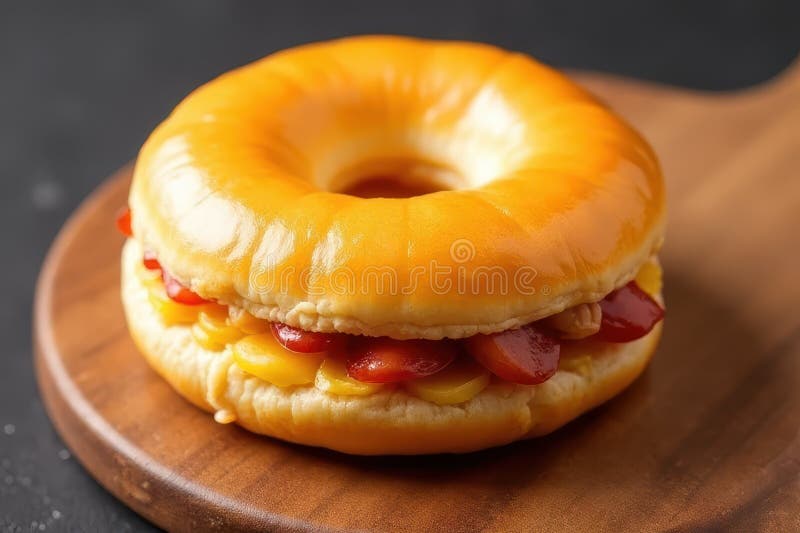 Traditional Japanese Sweets - Anpan Snack Stock Illustration ...