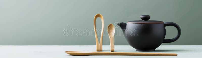 Traditional Japanese Tea Ceremony Utensils Stock Illustration ...