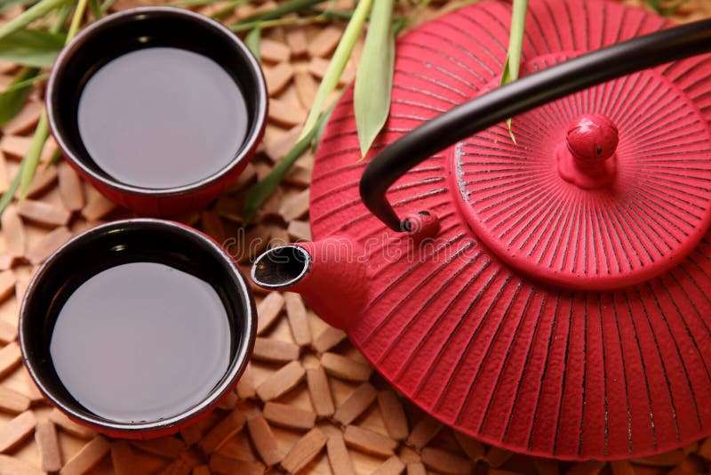 Traditional Japanese Teapot Stock Image - Image of iron, heavy: 15675827