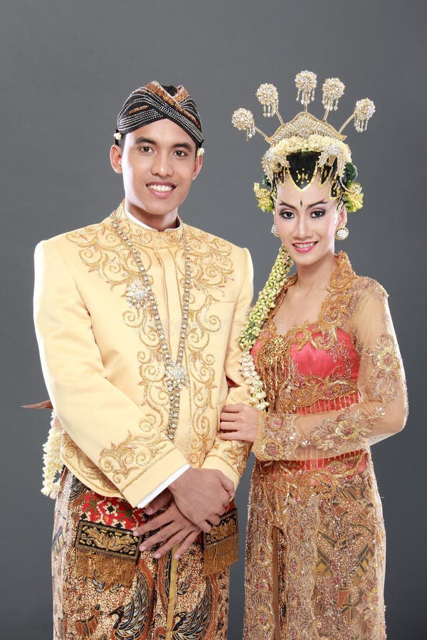Traditional Java Wedding Couple Stock Photo - Image of culture, happy ...
