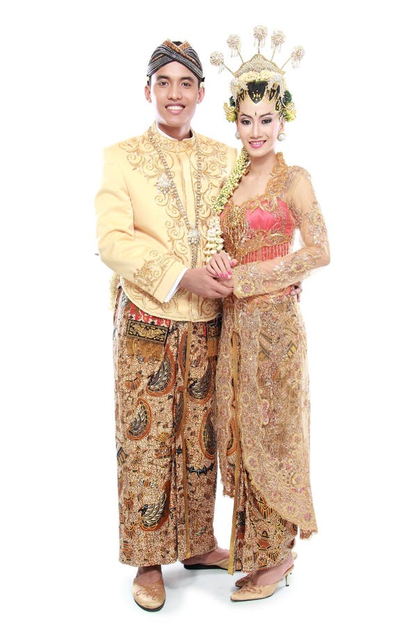 Traditional Java Wedding Couple Stock Photo - Image of indonesia, love ...