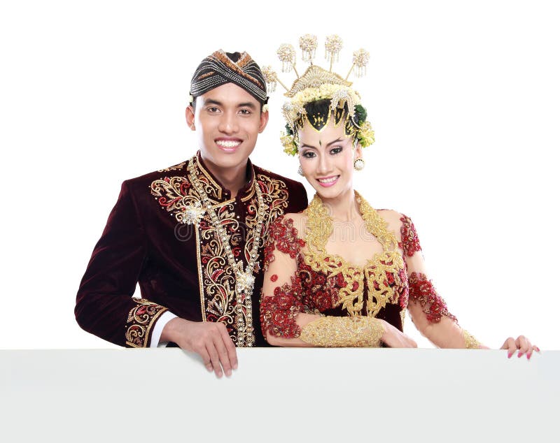 Traditional Java Wedding Couple Stock Photo - Image of indonesia, love ...