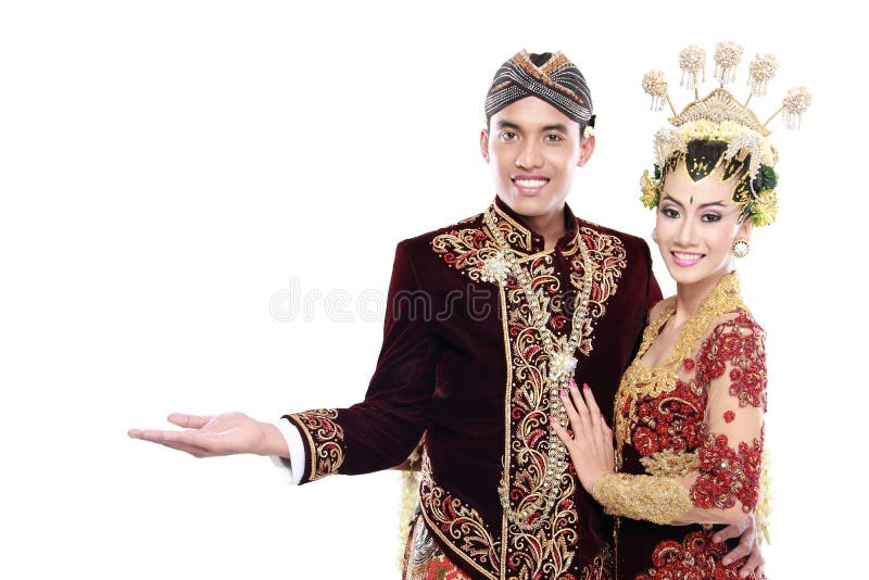 Traditional Java Wedding Couple Stock Photo - Image of indonesia, love ...