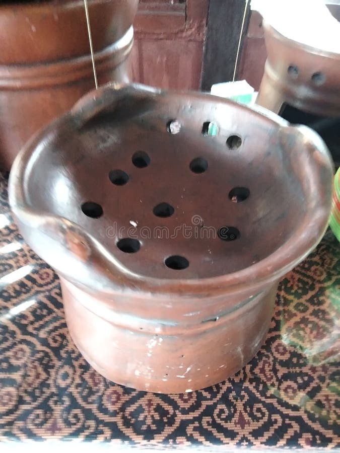 A Traditional Javanese Brazier Tool Made from Clay Stock Image - Image ...
