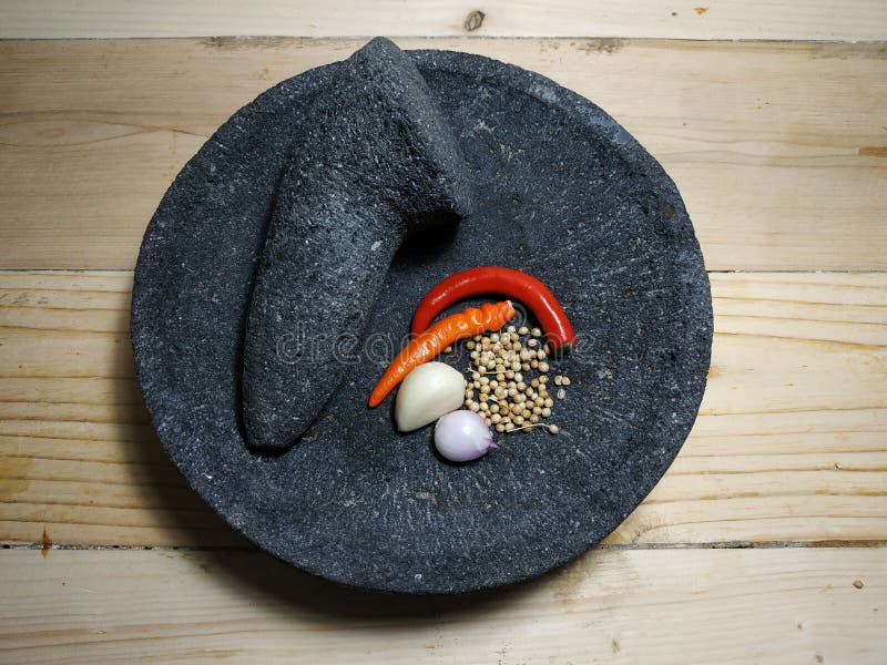 Traditional Javanese Grinding Tools Stock Image - Image of stone, tools ...