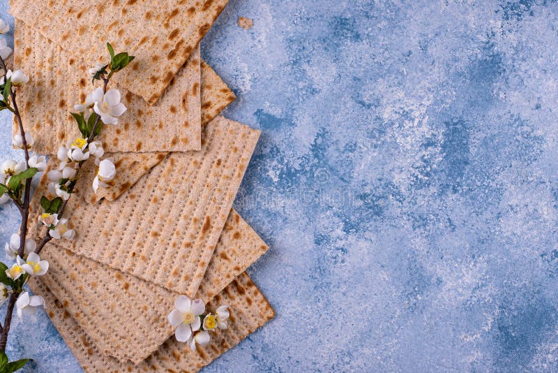 Traditional Jewish Bread Matzo for Passover Stock Image - Image of ...