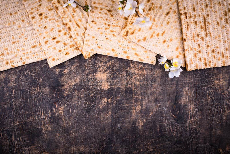 Traditional Jewish Bread Matzo for Passover Stock Photo - Image of ...