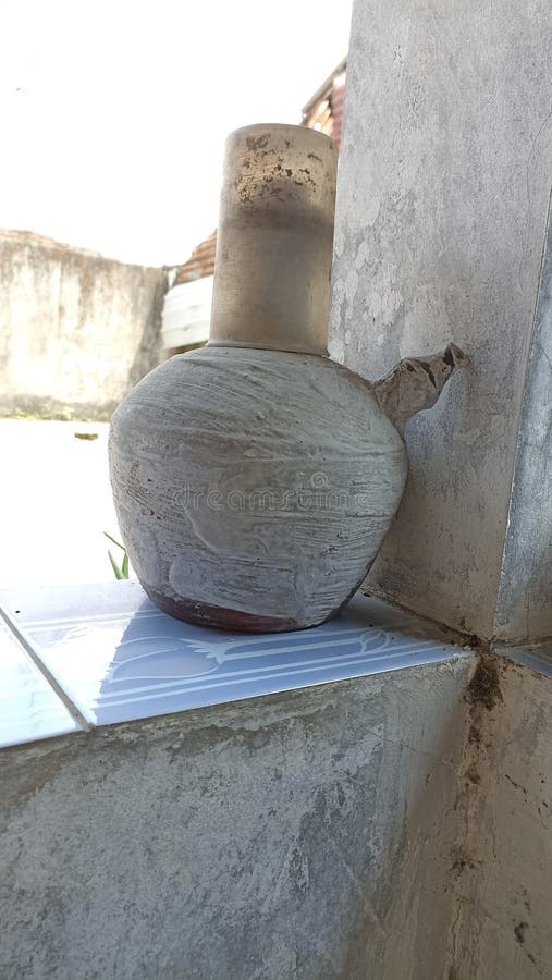 Traditional Kendi Made from Clay Original from Java Stock Photo - Image ...