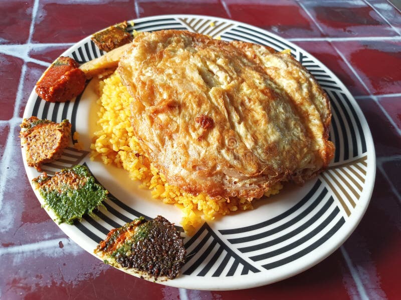 Traditional Khuder Bhat Bharta Somahar Stock Photo - Image of ...