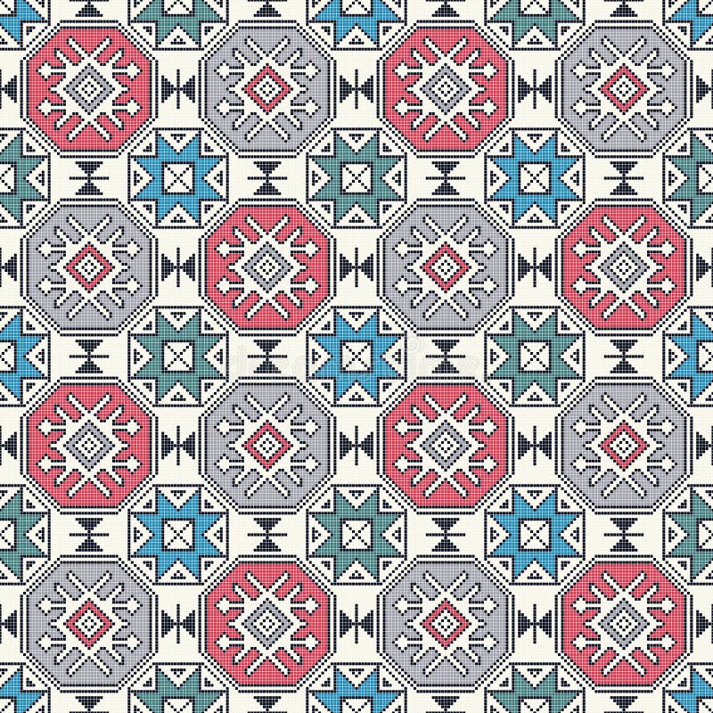 Kilim pattern 60 stock vector. Illustration of persian - 265004974