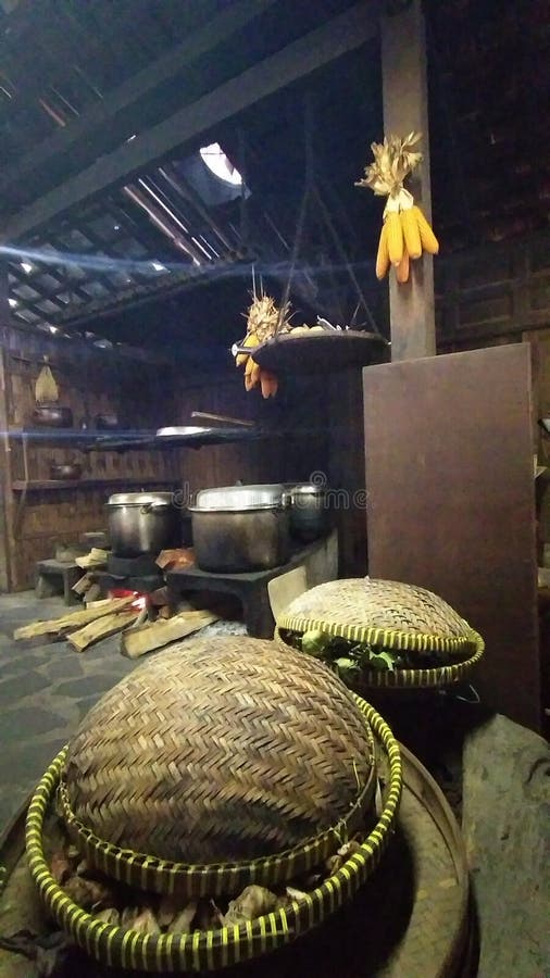 Traditional Kitchen, Central Java Indonesia Stock Image - Image of ...