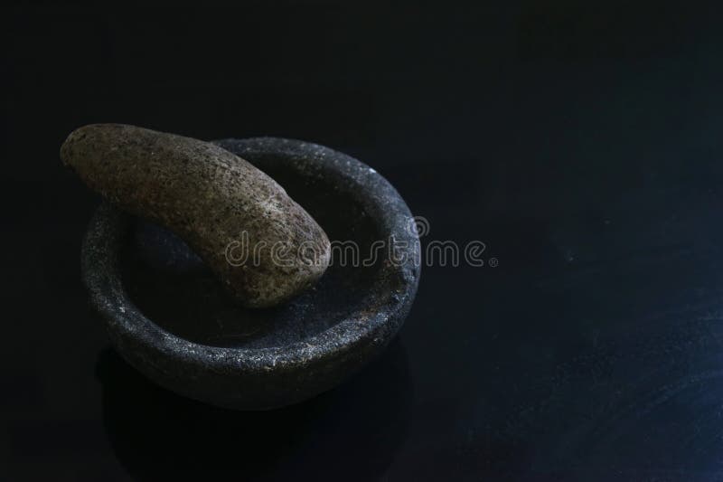 Traditional Kitchen Equipment of Indonesia Called Layah Stock Image ...