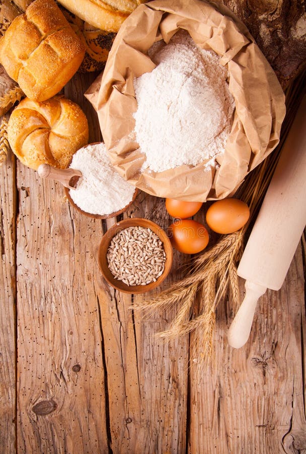 Traditional Kitchen Ingredients Stock Image - Image of freshness, diet ...