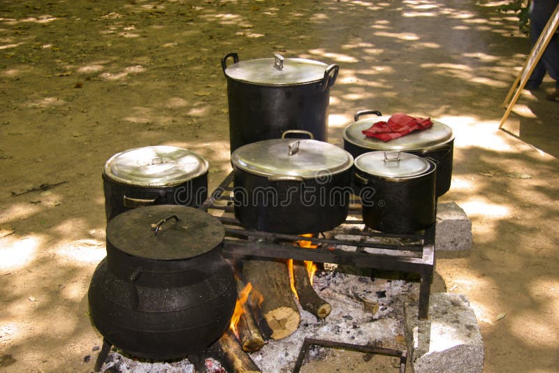 Traditional Kitchen Utensil Stock Photo - Image of soup, firewood: 85441966