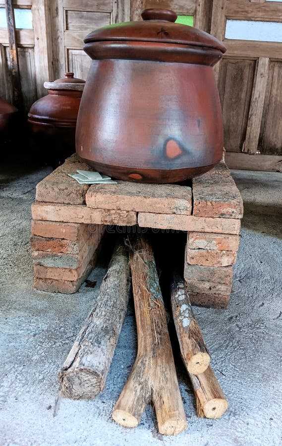 Traditional Kitchen Utensils Made from Clay Stock Photo - Image of ...