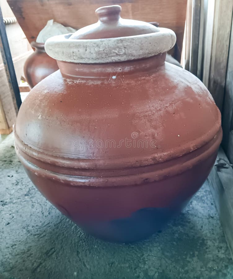 Traditional Kitchen Utensils Made from Clay Stock Photo - Image of ...