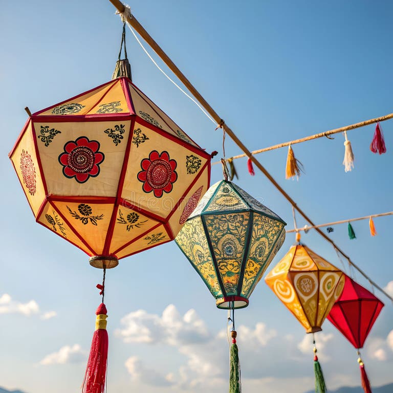 Traditional Kite Making Involves Vibrant Materials and Intricate ...