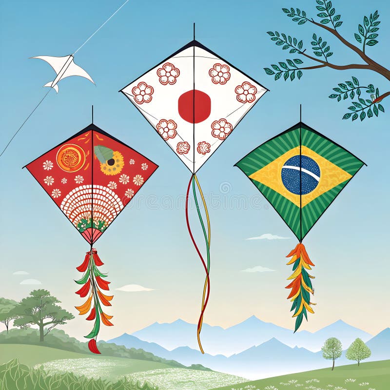 Traditional Kite Making Involves Vibrant Materials and Intricate ...