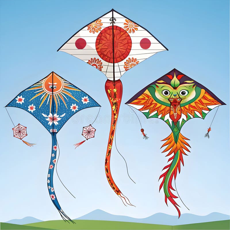 Traditional Kite Making Involves Vibrant Materials and Intricate ...